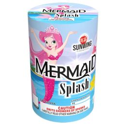 Mermaid Splash & Whiplash 2 Assorted 200 Gram Fountiain From Sunwing F